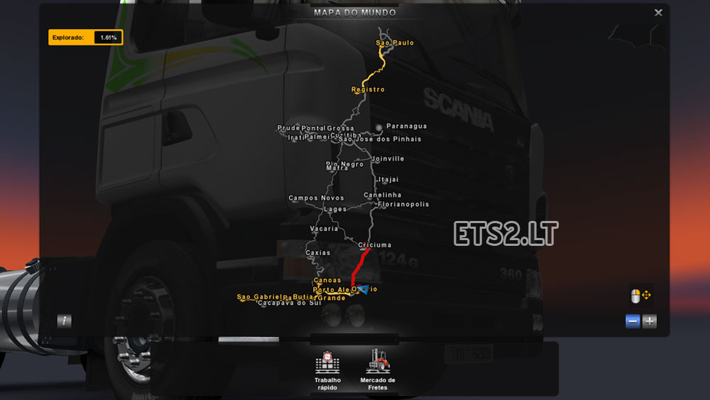 Brazilian-Map | ETS2 mods
