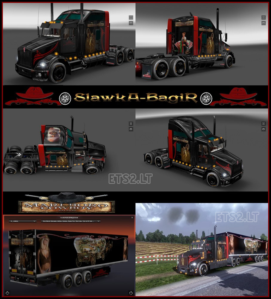 Cowboy-Combo-Pack | ETS 2 mods