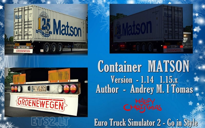 Container MATSON | ETS2 mods