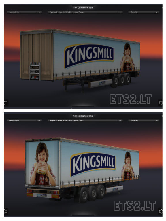 Kingsmill Bread Trailer | ETS2 mods