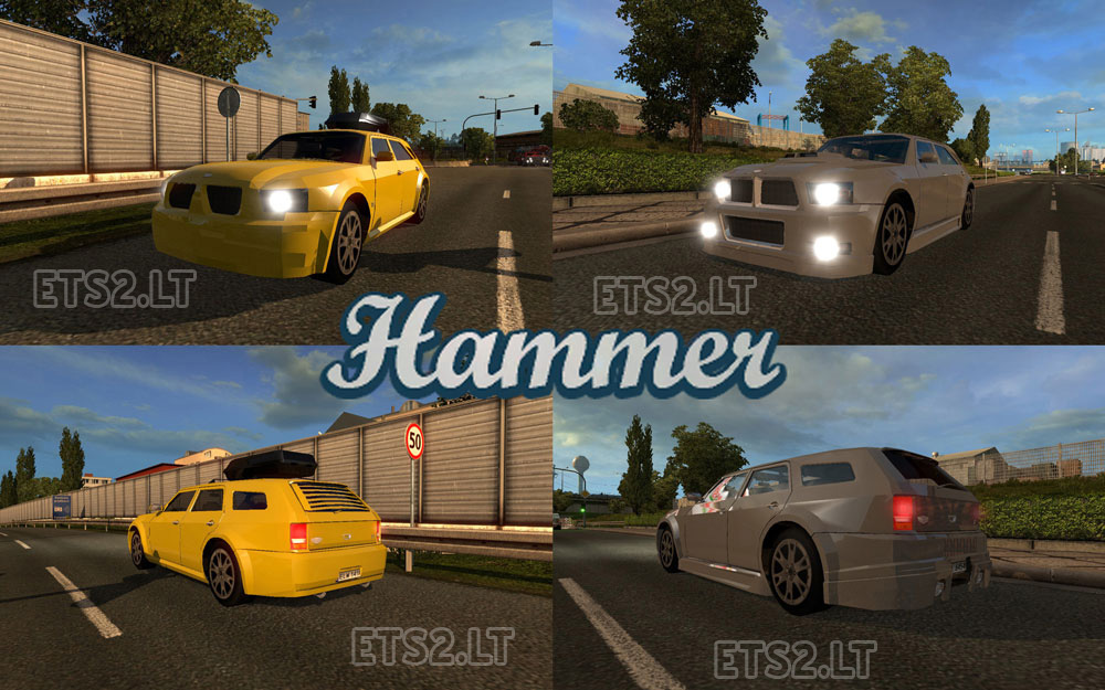 Auto Hammer in Traffic | ETS2 mods