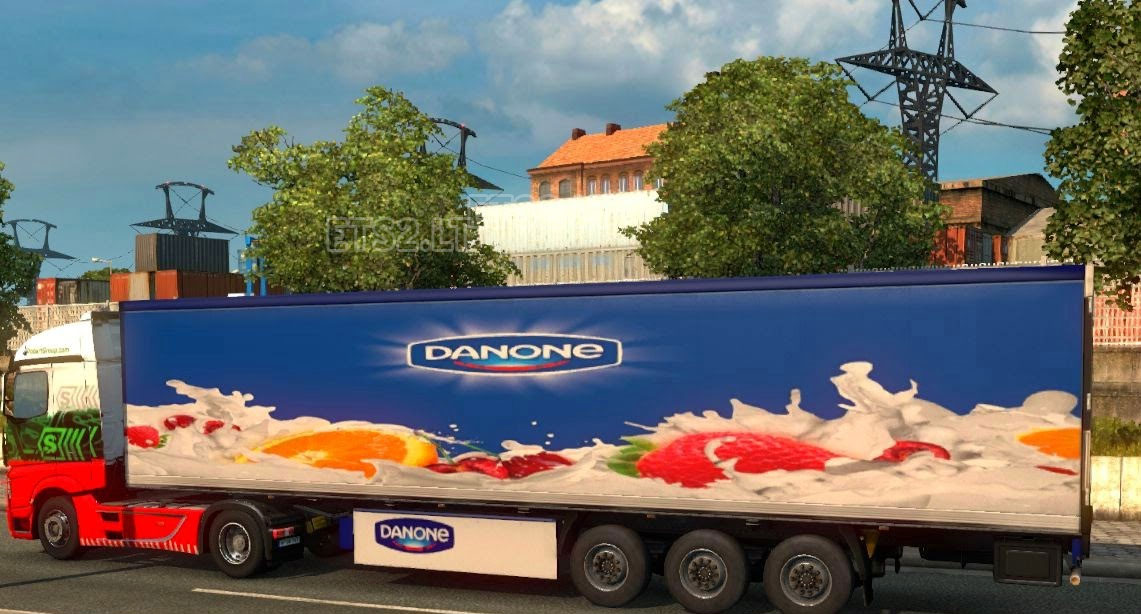 Danone trailer | ETS2 mods