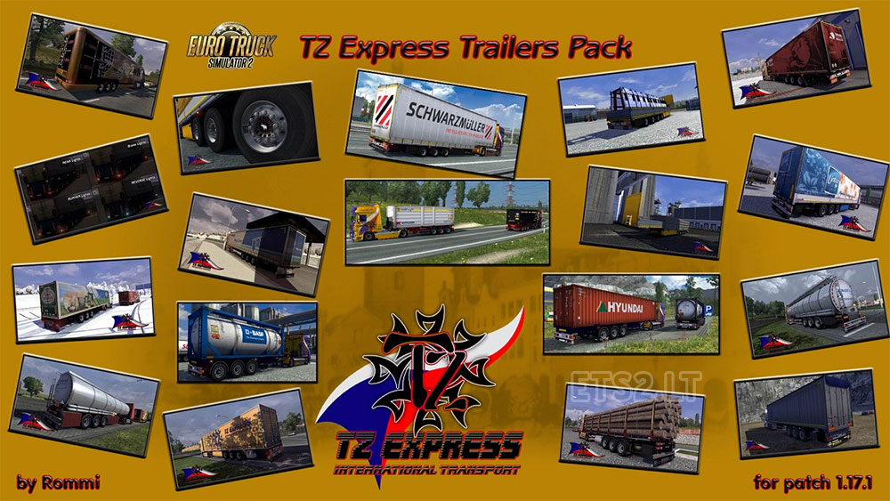 TZ Trailers Pack for v1.17.1 | ETS 2 mods