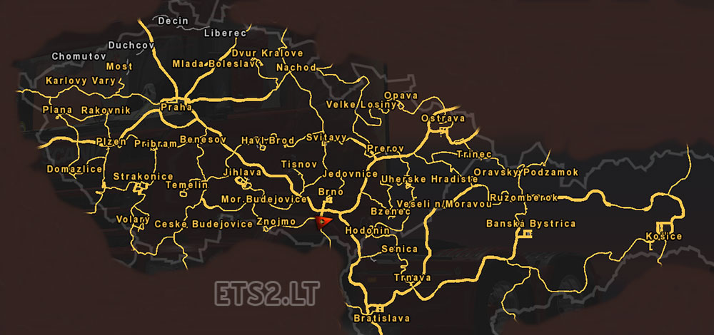 CZ & SK Map Addon (3) | ETS 2 mods