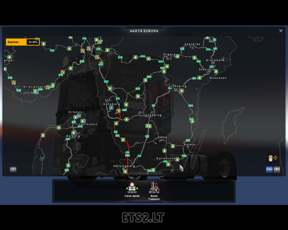 Original Scandinavia Map (2) | ETS2 mods