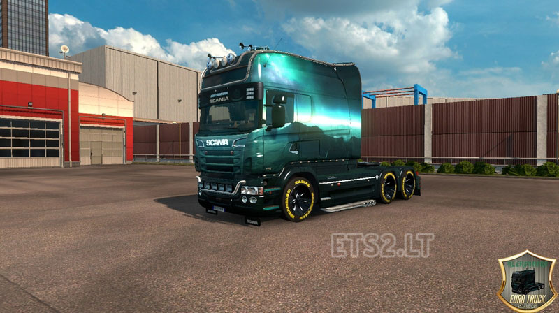 Scania RGL Longline Fantastic Landscape Skin | ETS2 mods