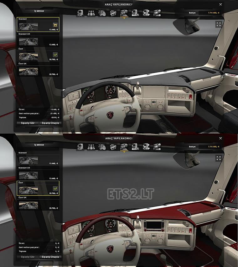 white-red | ETS 2 mods