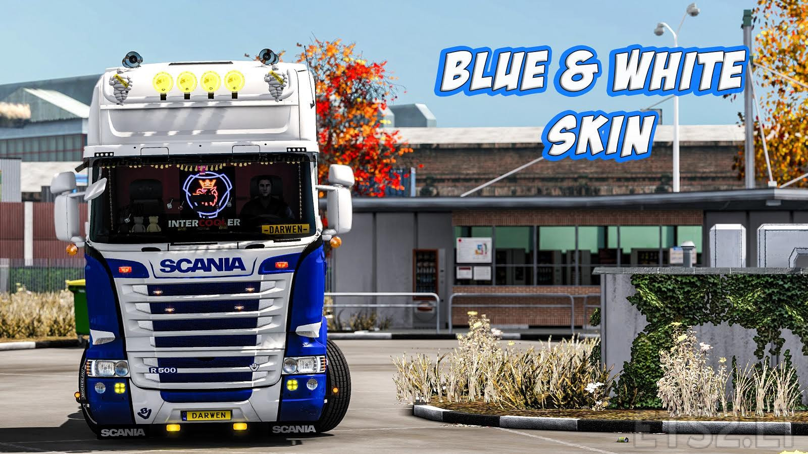 blue-white | ETS2 mods