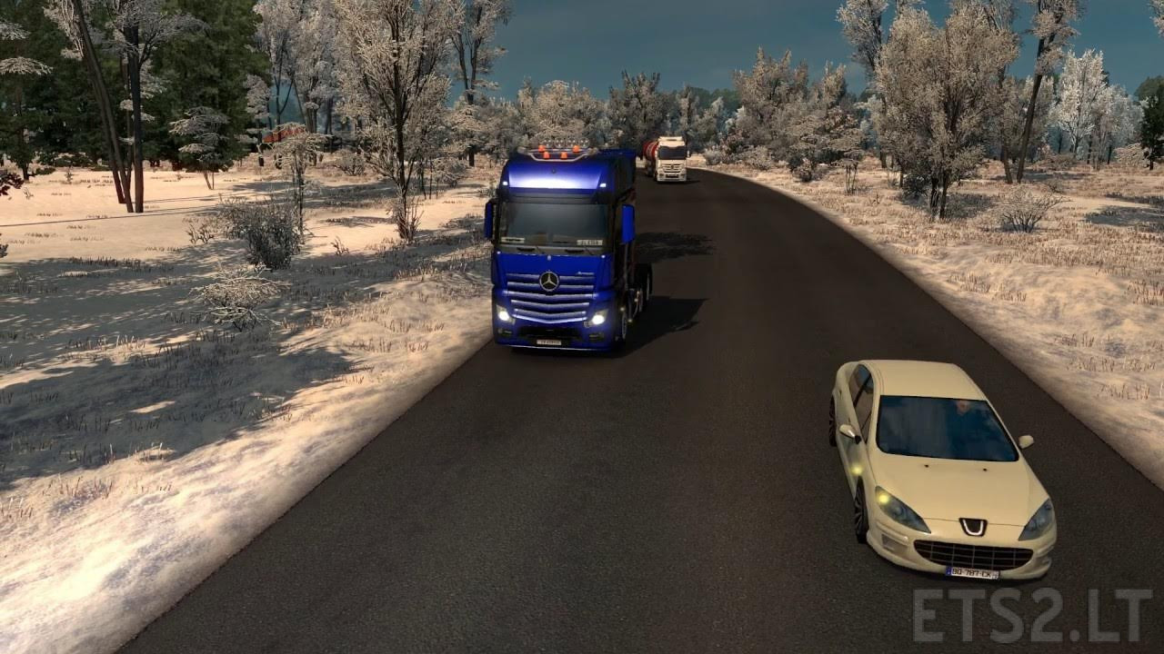 snowfall | ETS2 mods