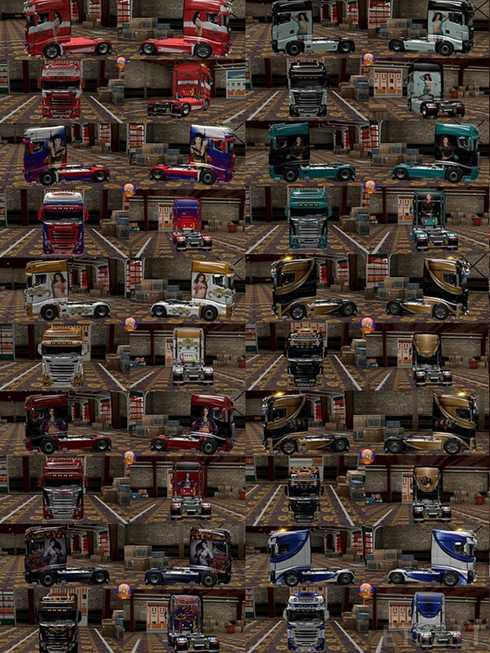 Scania R700 Style R700 Skin Packs | ETS 2 mods