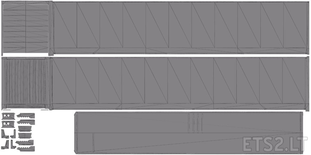Krone Trailer Templates ETS2 Mods