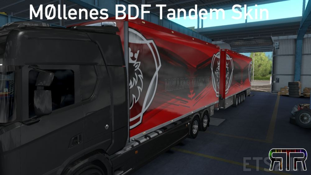 bdf tandem skin | ETS2 mods