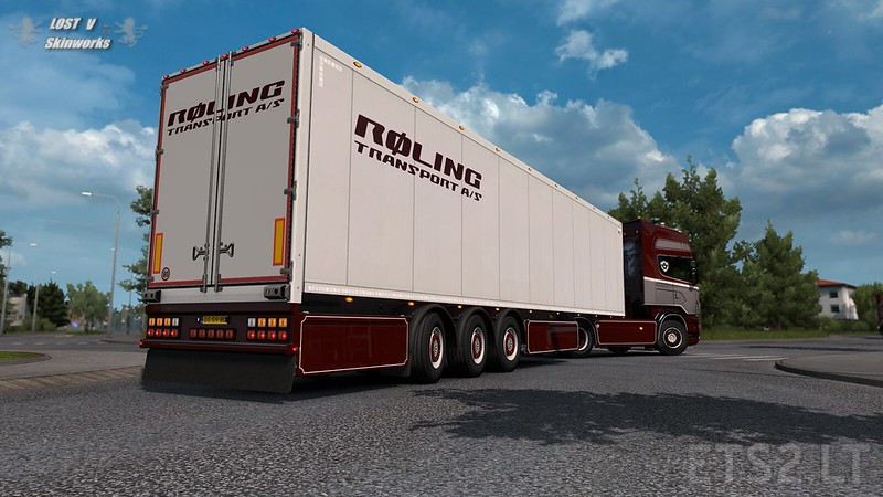 Røling Transport Scania R Combo | ETS 2 mods