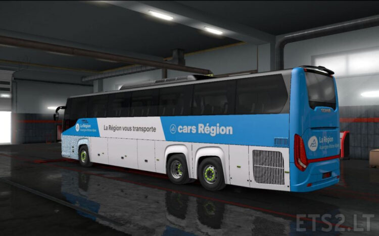 Scania Touring “Auvergne Rhône Alpes” [1.36] | ETS 2 mods