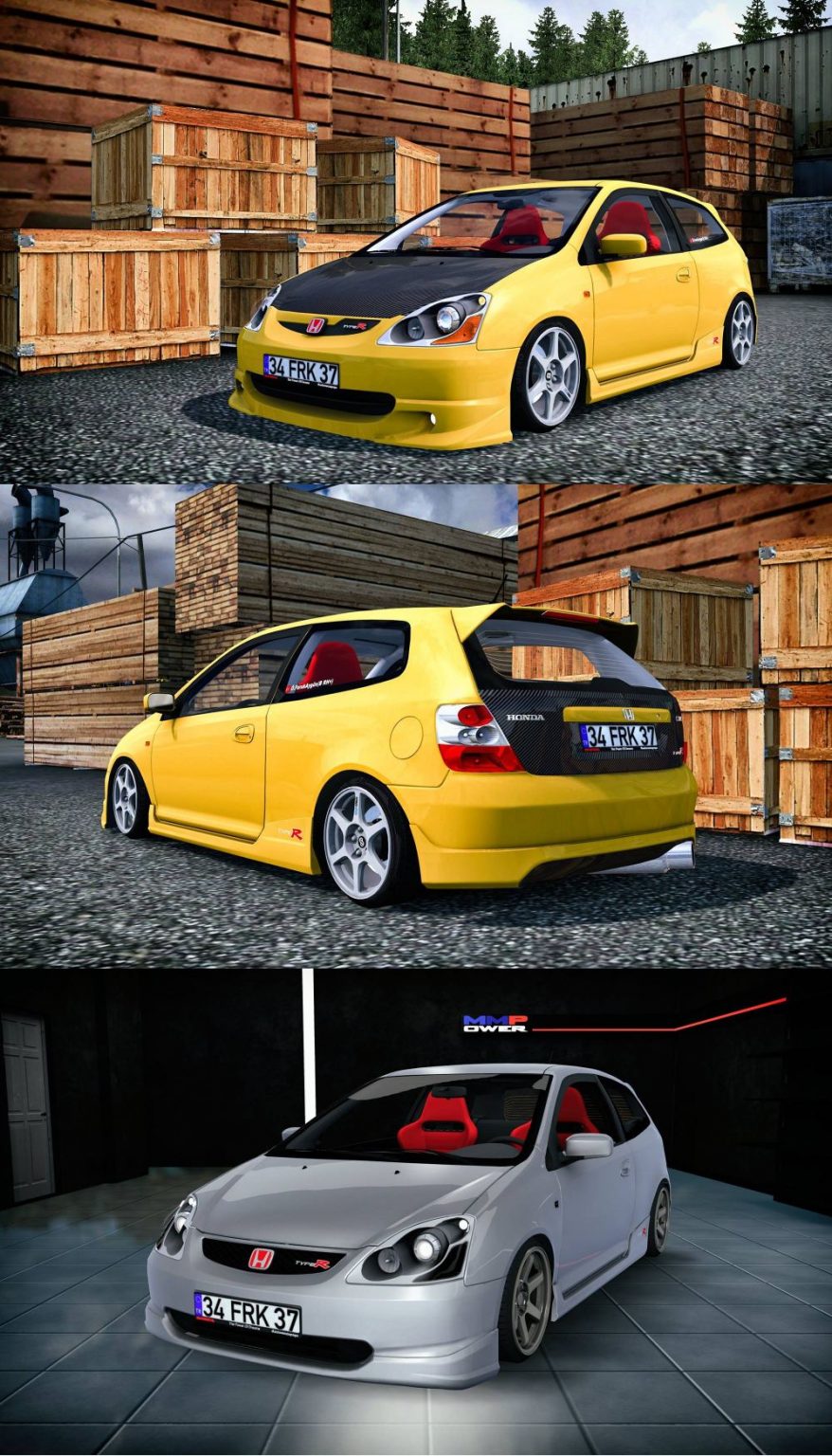 Honda EP3 Typer + Varex Sound | ETS 2 mods
