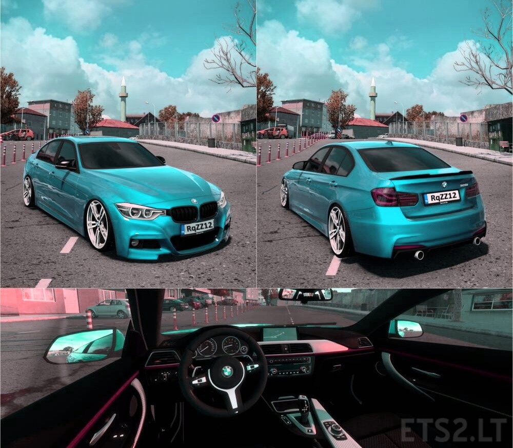 BMW 320i F30 Real M PACKET | ETS2 mods