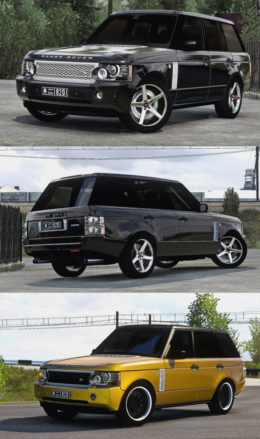 Land Rover Range Rover Supercharged V8 2008 V7.3 1.44 | ETS 2 mods