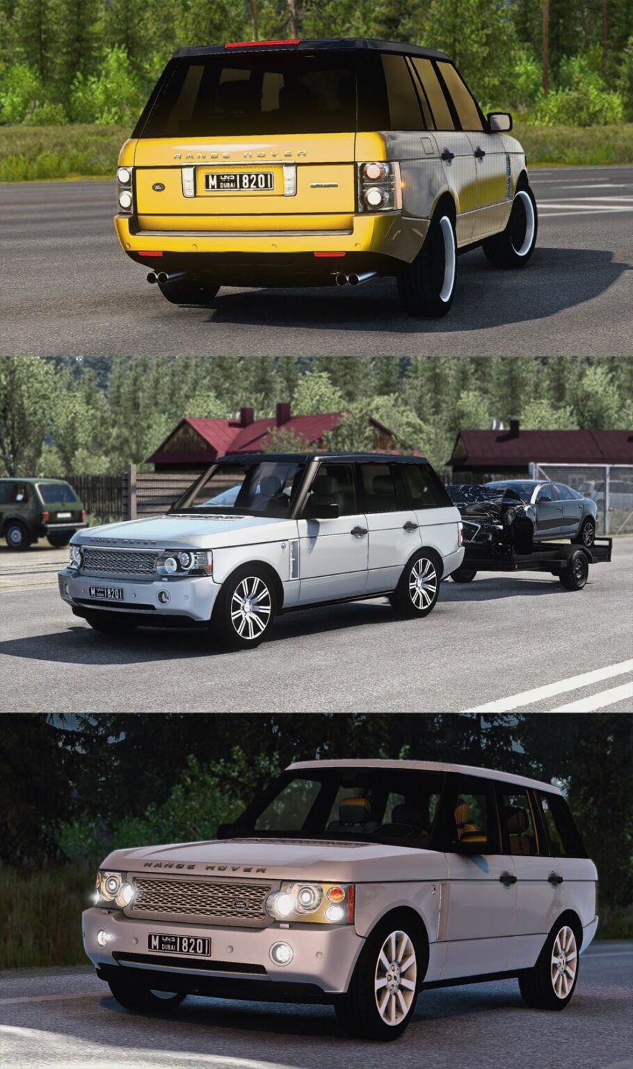 Land Rover Range Rover Supercharged V8 2008 V7.3 1.44 | ETS 2 mods