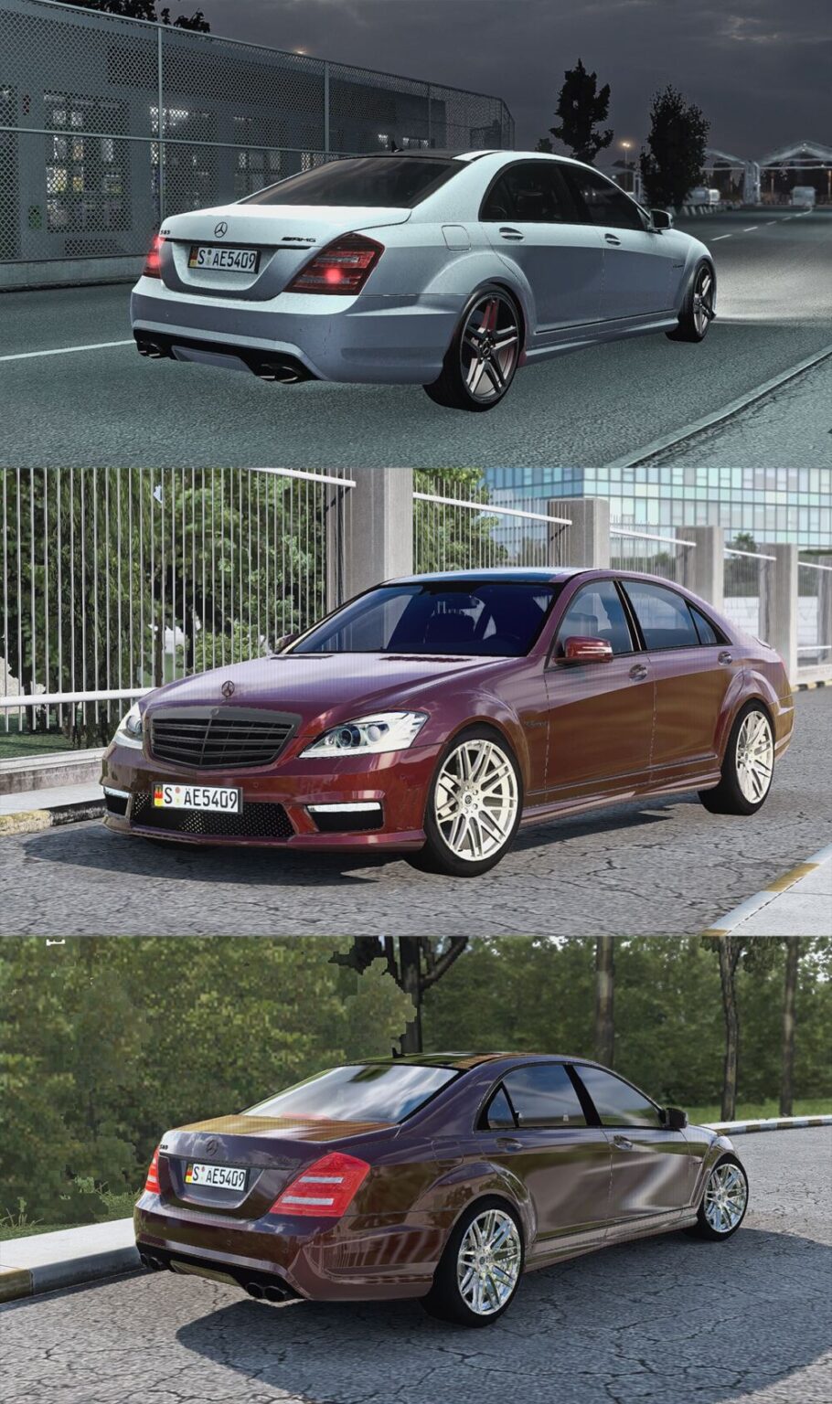 Mercedes-Benz W221 2012 S65 AMG V3.1 1.44 | ETS 2 mods