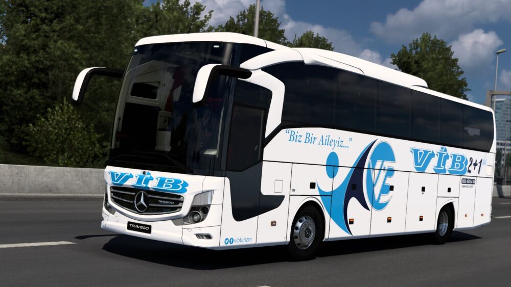 Mercedes-Benz New Travego 15 SHD – Vib | ETS 2 mods