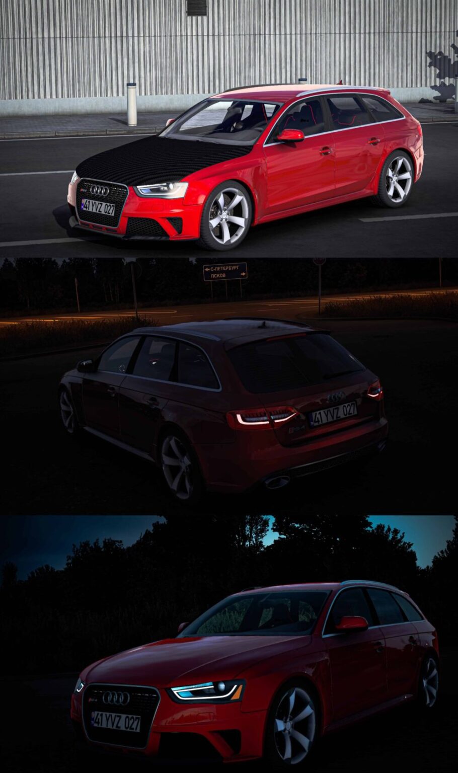 2013 Audi RS4 Avant | ETS 2 mods