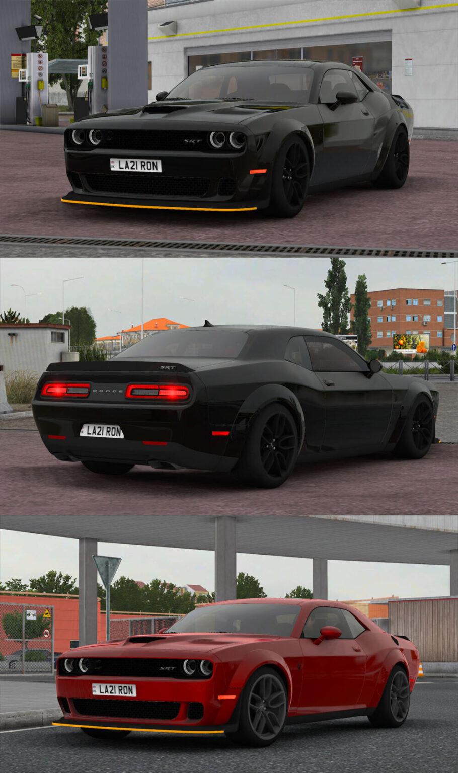 Dodge Challenger SRT Hellcat Widebody 2018 V1.1 1.45 | ETS 2 mods