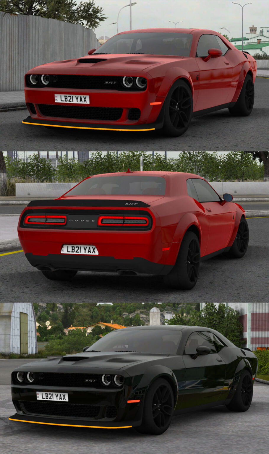 Dodge Challenger SRT Hellcat Widebody 2018 V1.2 1.46 | ETS 2 mods