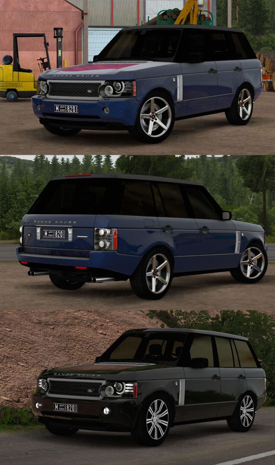 Land Rover Range Rover Supercharged V8 2008 V7.4 1.46 | ETS 2 mods