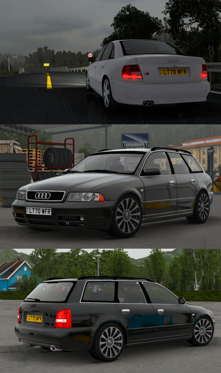 Audi S4 B5 V2.4 1.46 | ETS 2 mods