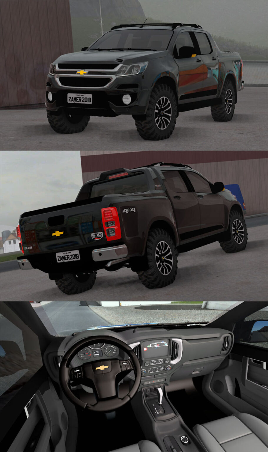 Chevrolet S10 High Country 2017 V5.5 1.46 | ETS 2 mods