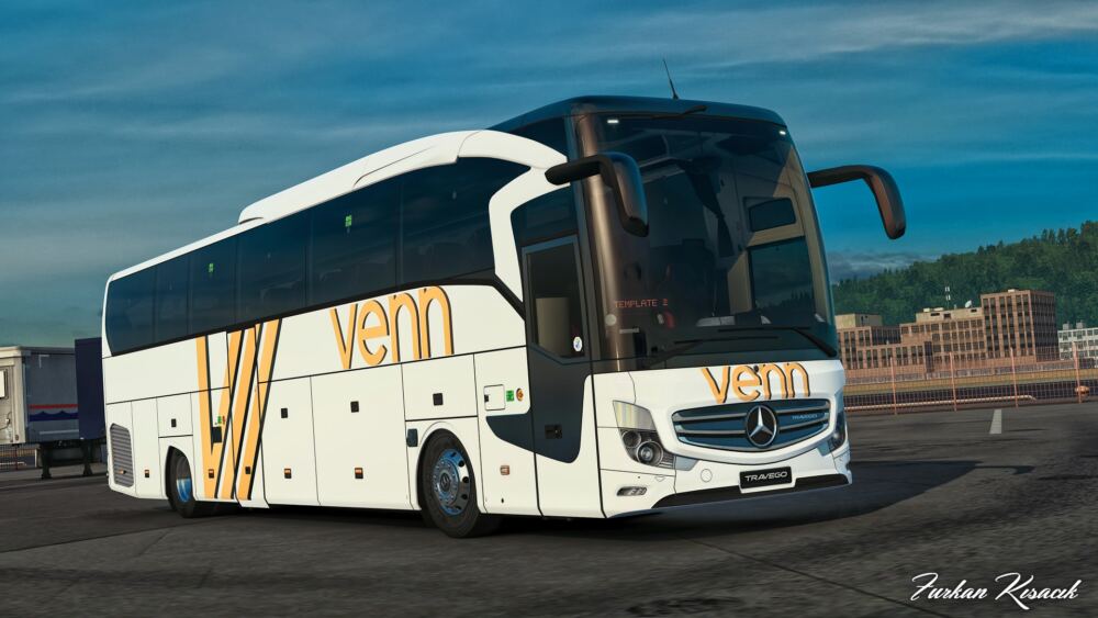 Mercedes-Benz New Travego 16 SHD – Venn Turizm | ETS 2 mods
