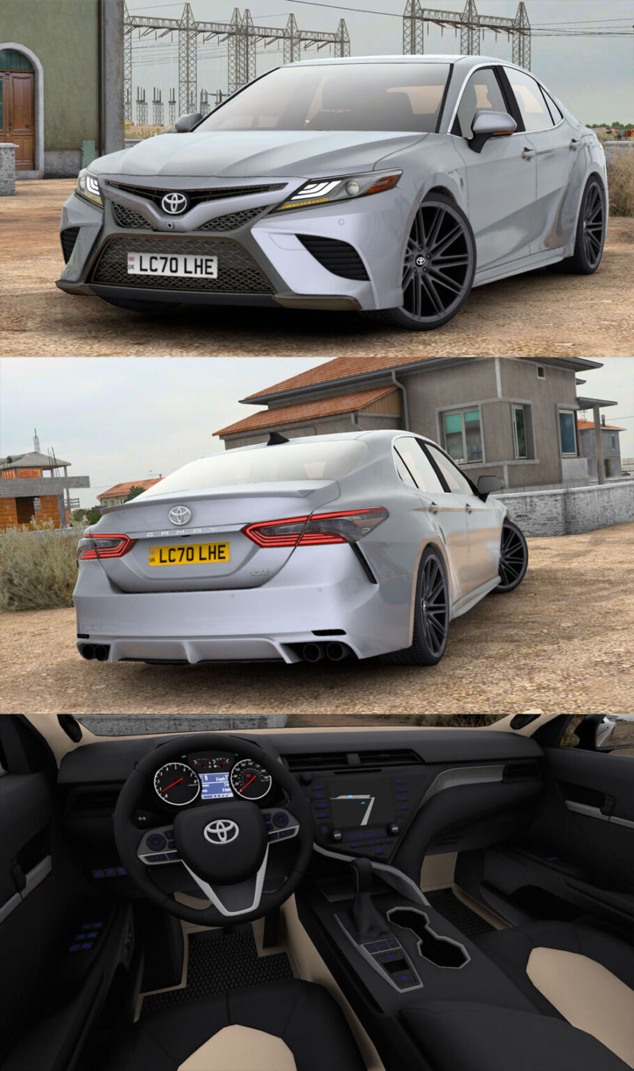 Toyota Camry XV70 XSE 2018 V1.2 1.46 | ETS 2 mods