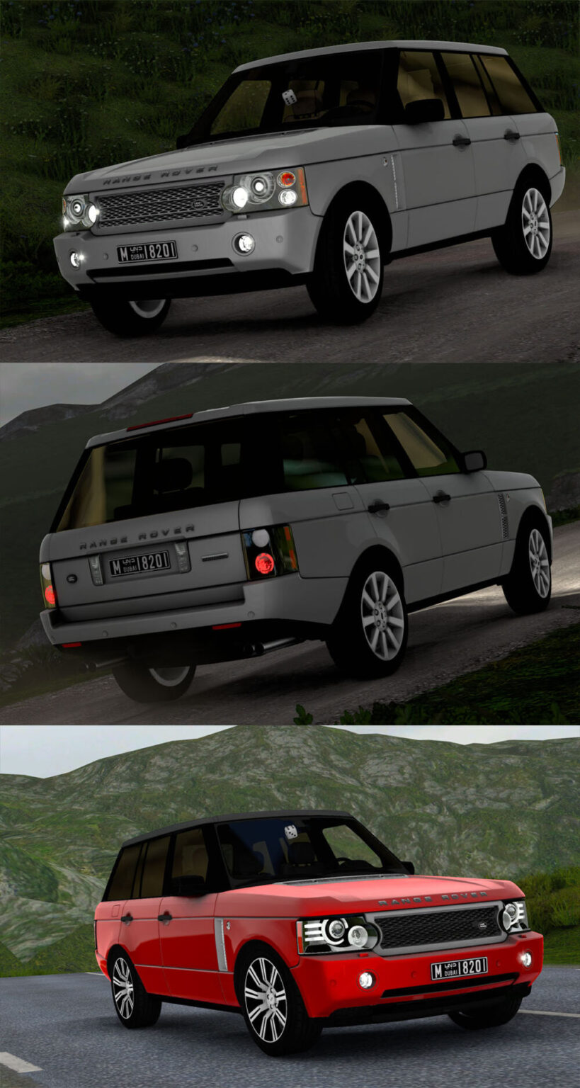 Land Rover Range Rover Supercharged V8 2008 V7.5 1.47 | ETS 2 mods