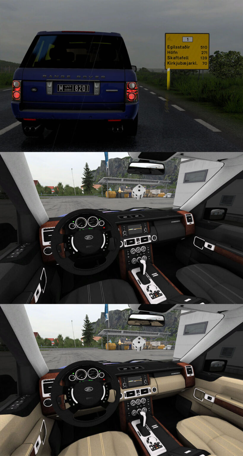 Land Rover Range Rover Supercharged V8 2008 V7.5 1.47 | ETS 2 mods