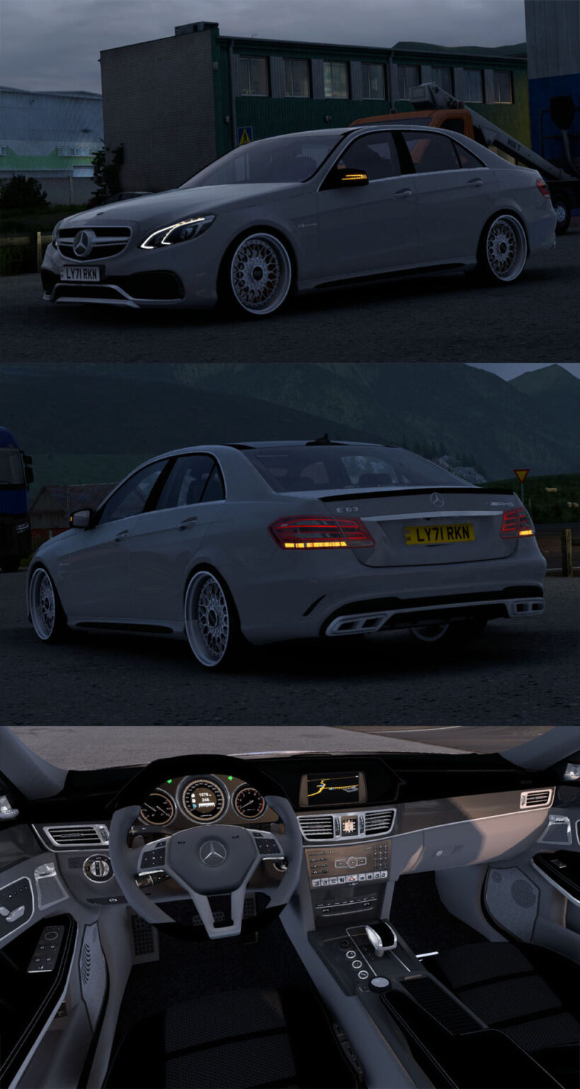 Mercedes-Benz W212 2016 E63 AMG S V4.5 1.47 | ETS 2 mods