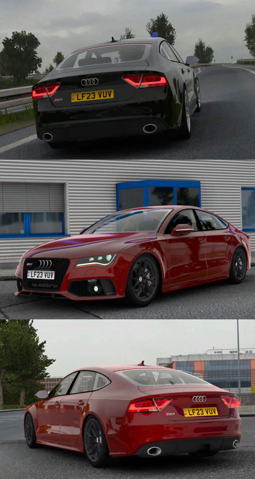 Audi RS7 Sportback 2013 4G8 V4.4 1.47 | ETS 2 mods