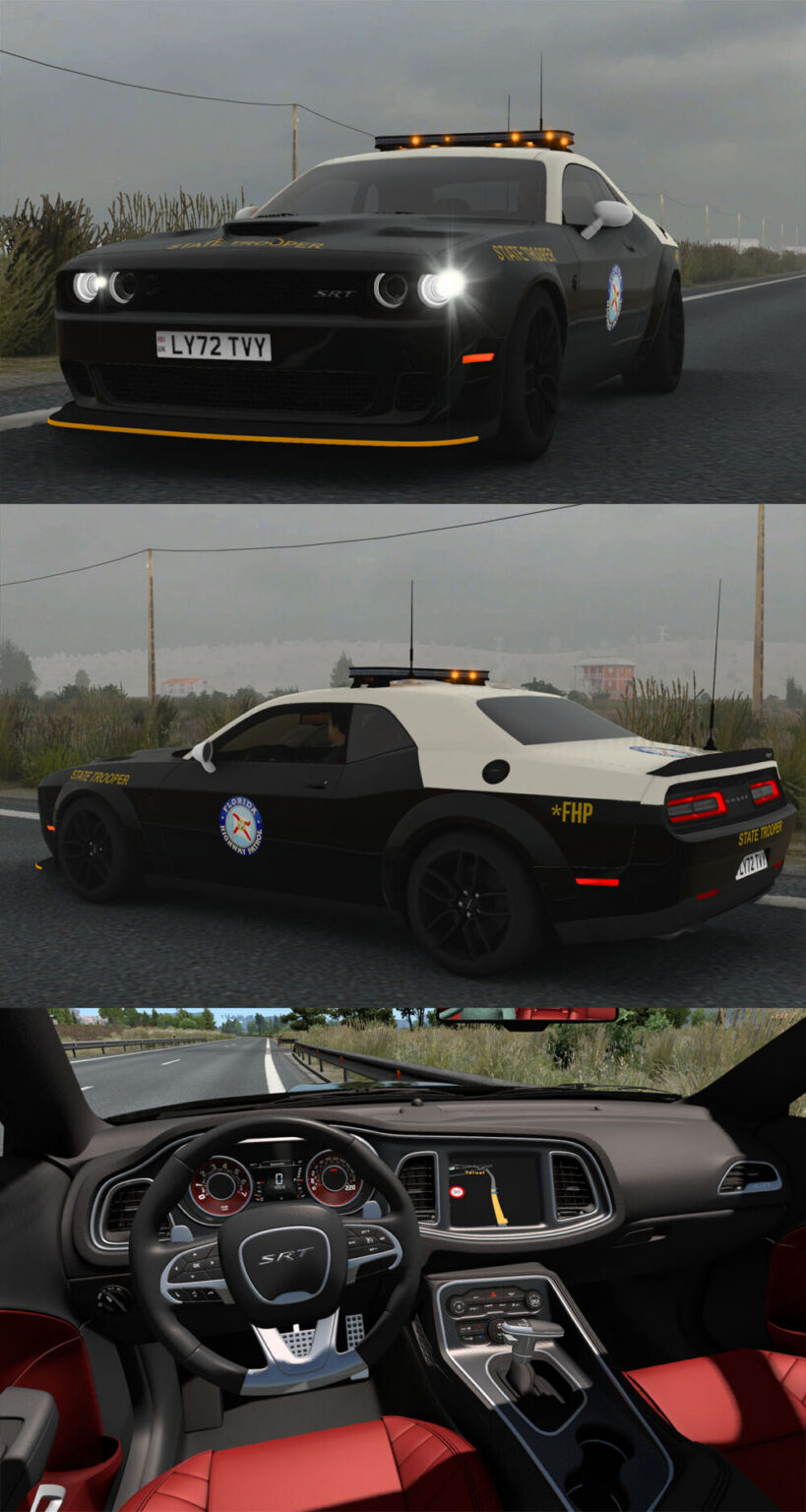 Dodge Challenger SRT Hellcat Widebody 2018 V1.3 1.47 | ETS 2 mods