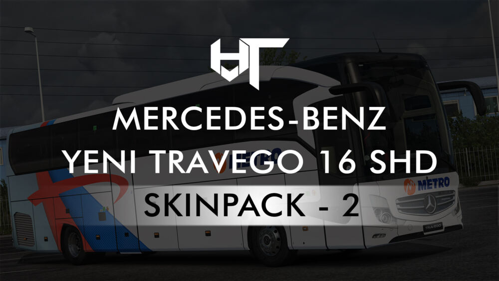 Mercedes-Benz New Travego 16 SHD – SKINPACK 2 | ETS 2 mods