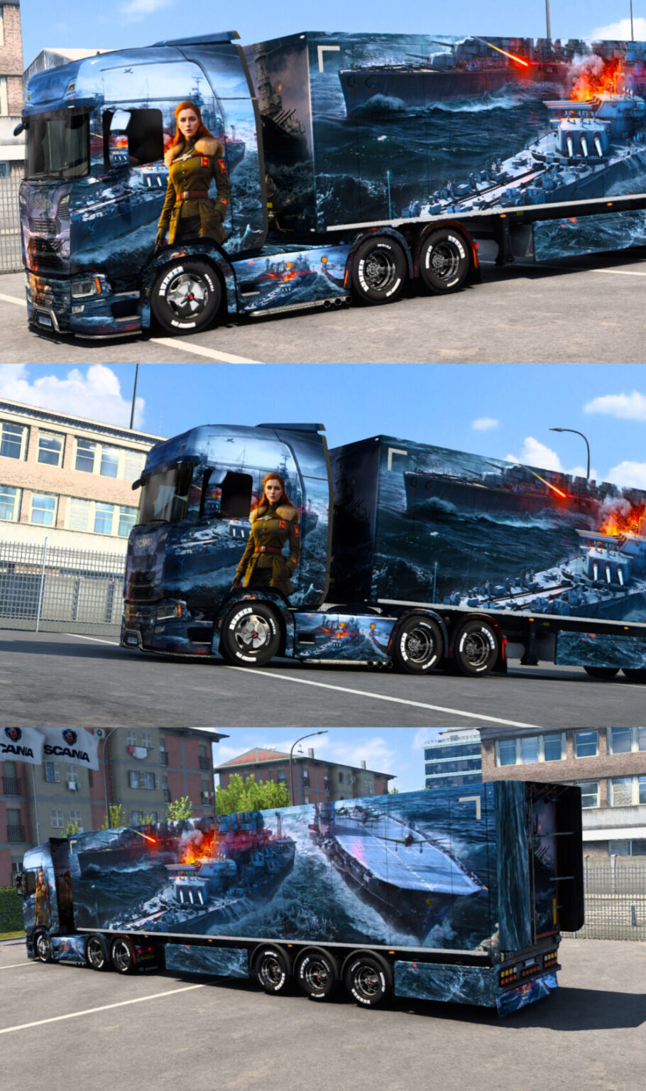 WORLD WAR 2 WOMEN SKIN PART 02 | ETS2 mods