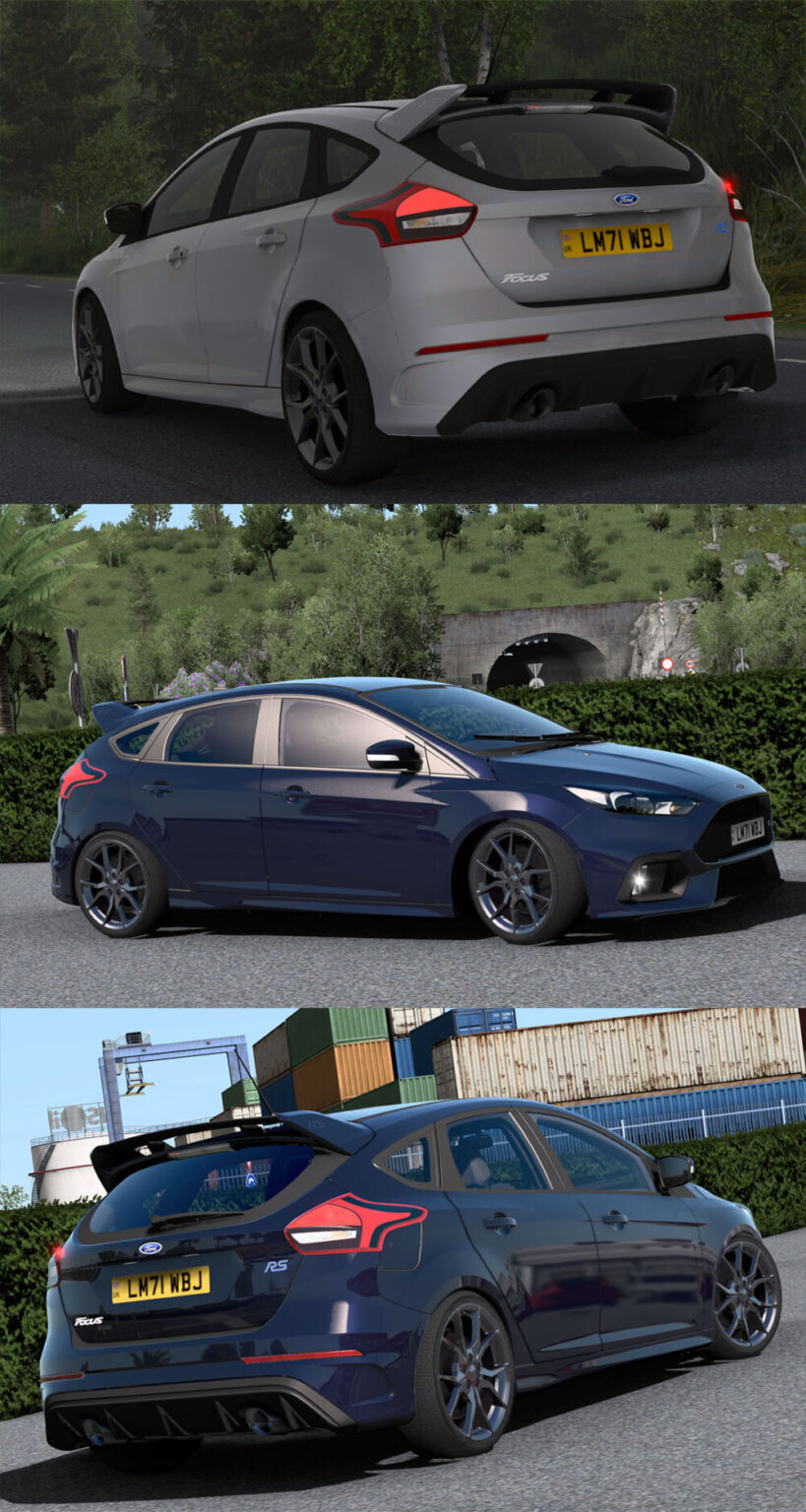 Ford Focus RS Mk3 2017 V2.5 1.48 | ETS 2 mods