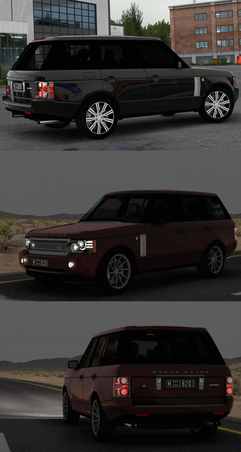 Land Rover Range Rover Supercharged V8 2008 V7.6 1.48 | ETS 2 mods