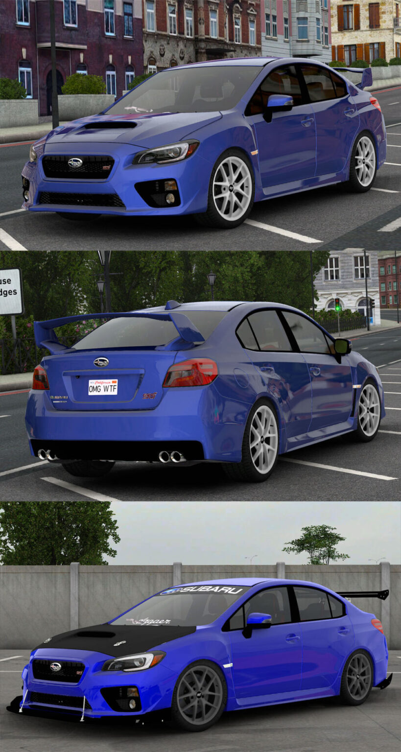 Subaru Impreza WRX STI 2017 V3.3 1.48 | ETS 2 mods