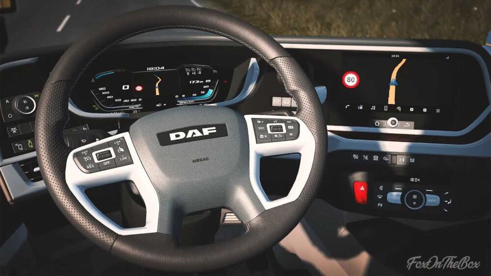 High Quality Dashboard – DAF 2021 XG & XG+v2.5 | ETS 2 mods