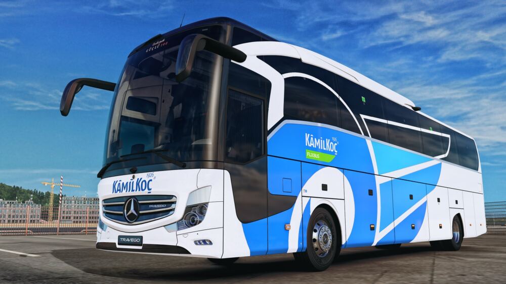 Mercedes-Benz New Travego 16 SHD – Kamil Koç [SKIN] | ETS 2 mods
