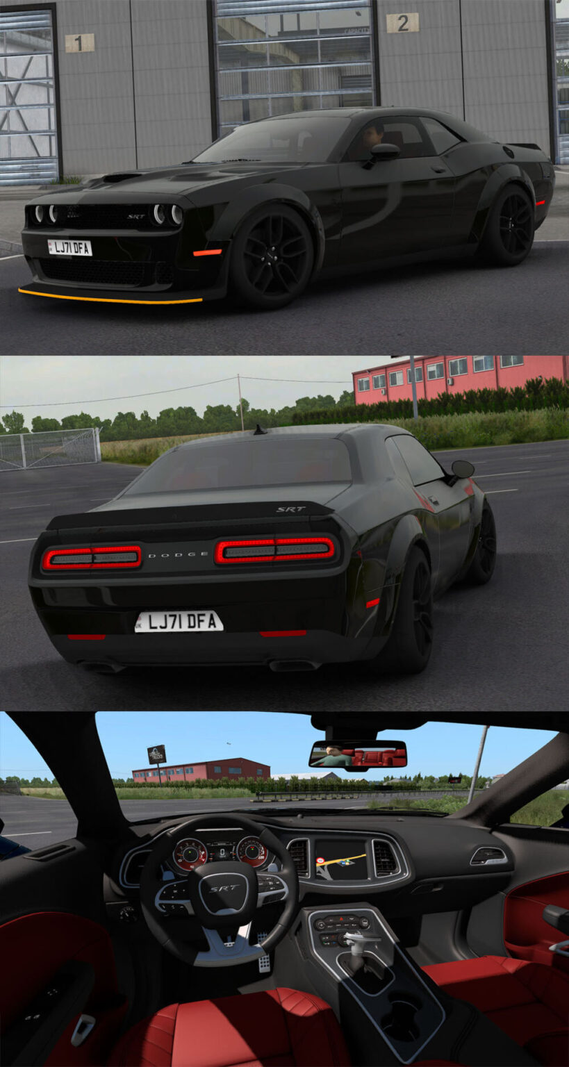 Dodge Challenger SRT Hellcat Widebody 2018 V1.4 1.48 | ETS 2 mods