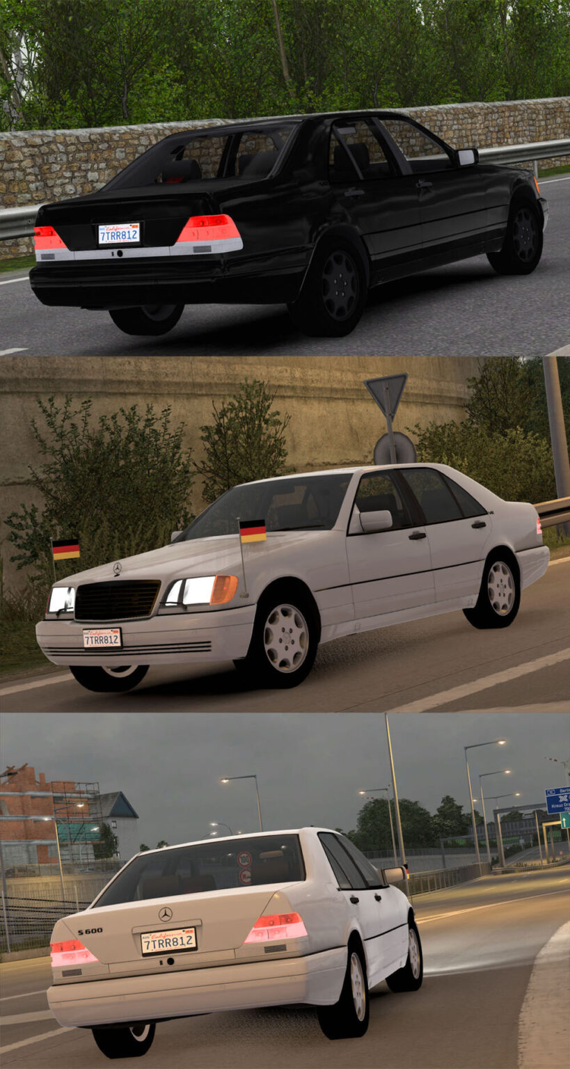 Mercedes-Benz W140 S-Class S600 V1.3 1.49 | ETS 2 mods