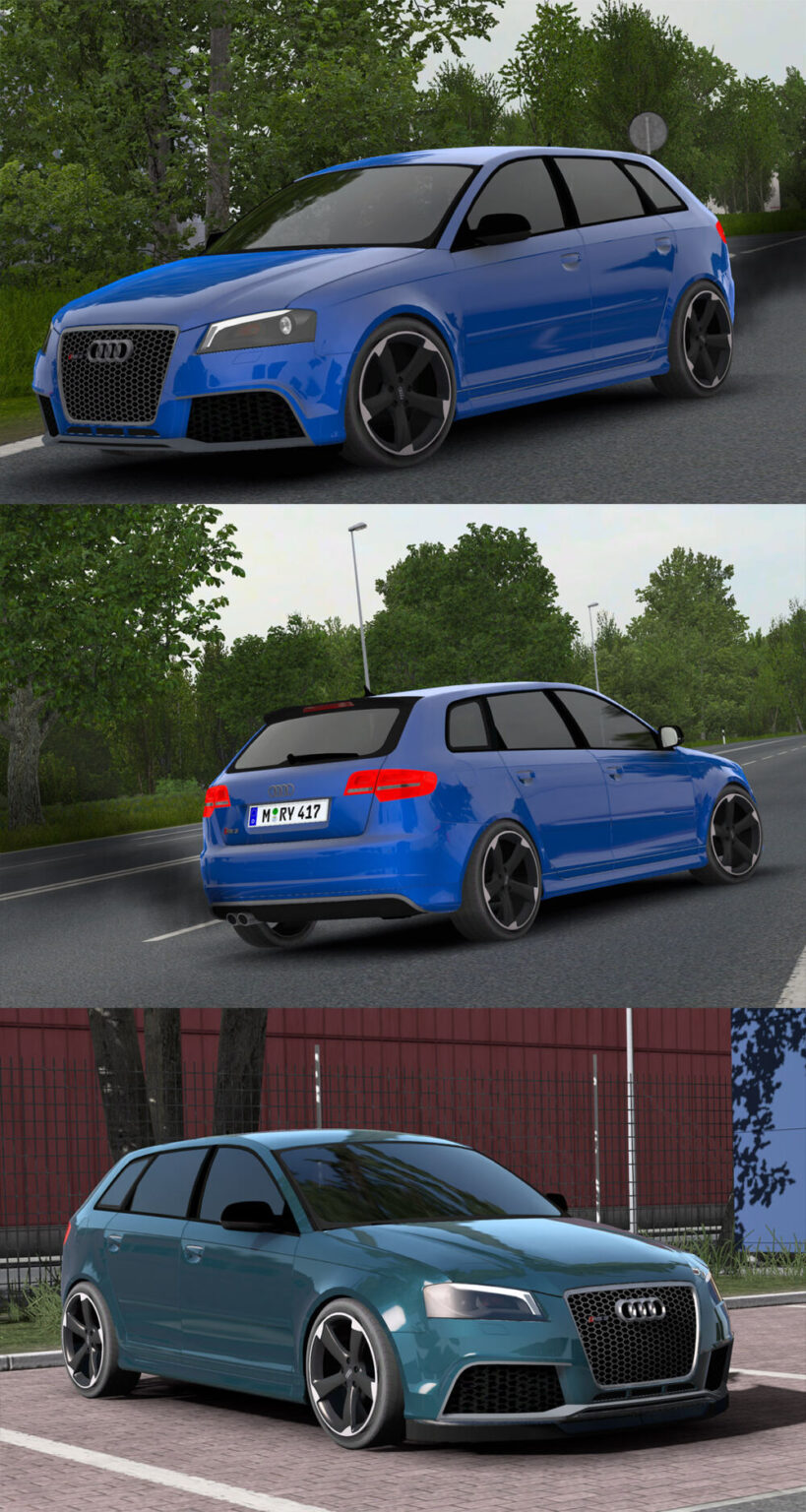 Audi RS3 Sportback 2011 8P V2.1 1.49 | ETS 2 mods
