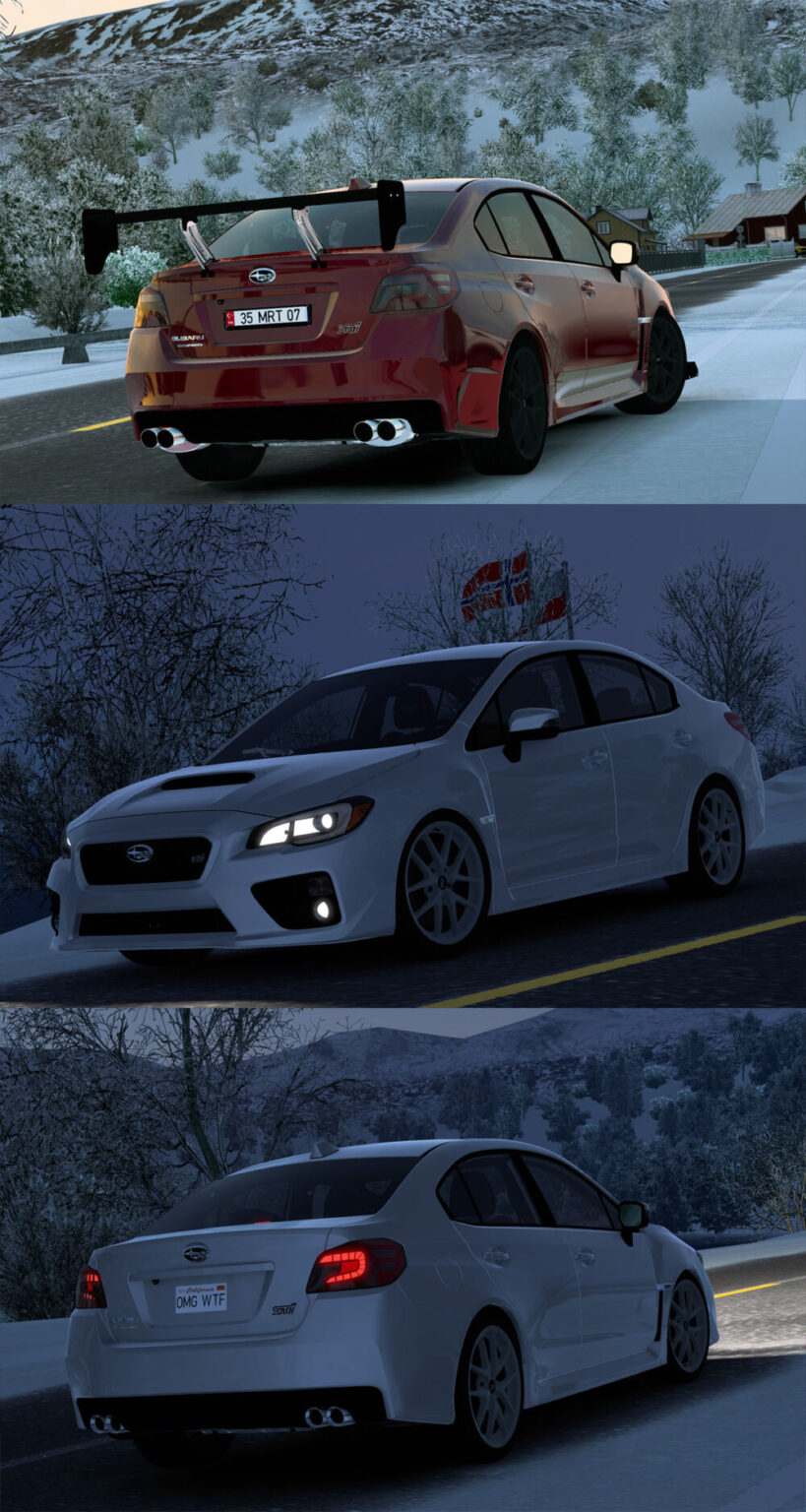 Subaru Impreza WRX STI 2017 V3.4 1.49 | ETS 2 mods