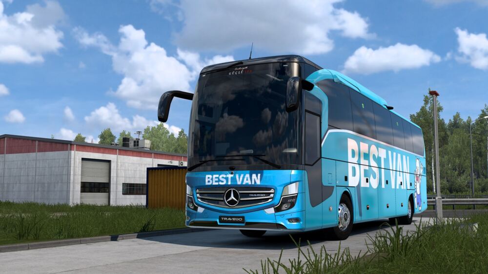 Mercedes-Benz New Travego 16 SHD – Best Van | ETS 2 mods