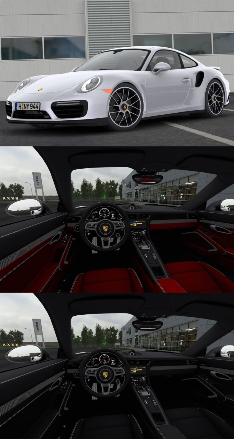 Porsche 991.2 911 Turbo S 2016 V1.7 1.50 | ETS 2 mods